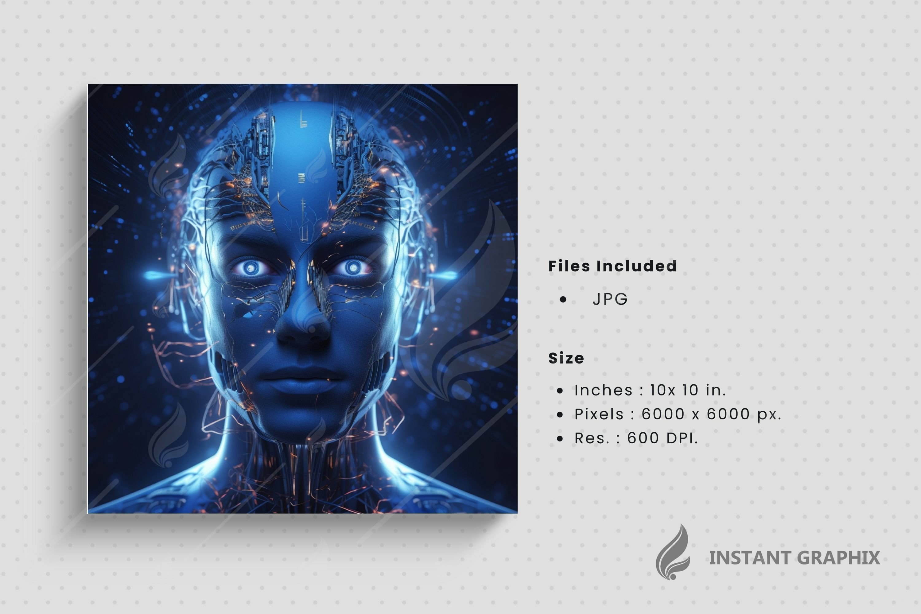 Robot Eye Blue