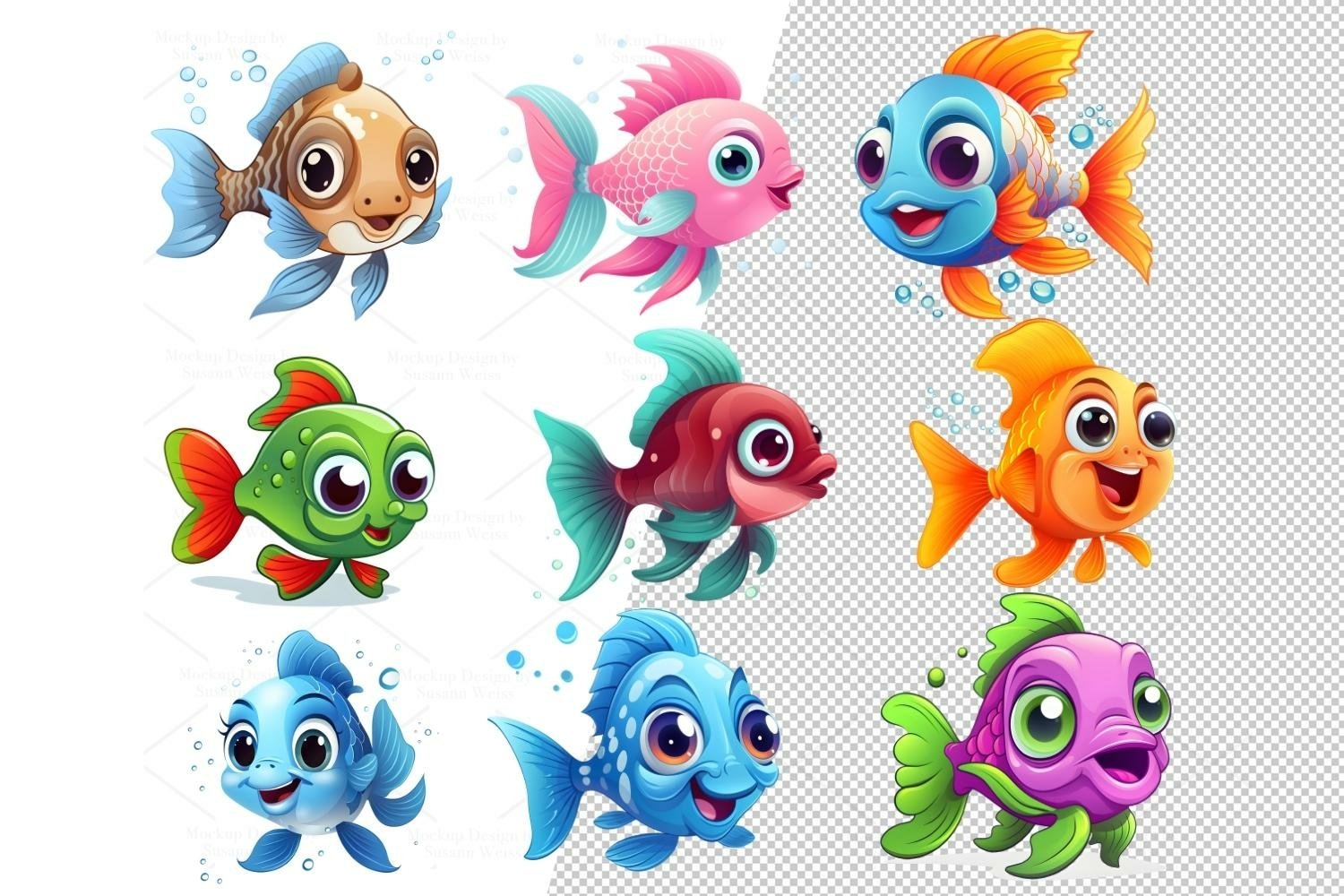 Cute Fish Clip Art