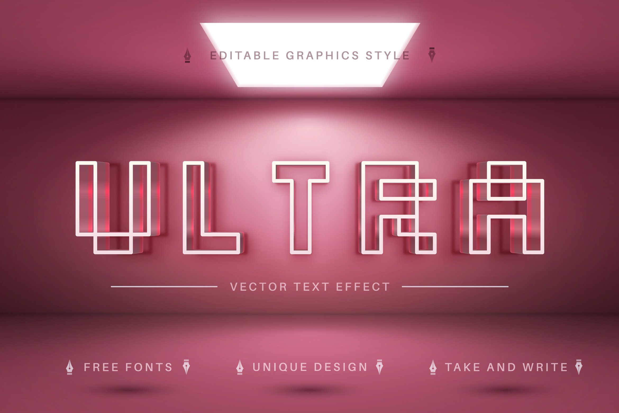 Pixel Art - Editable Text Effect, Font Style (1835100) | Illustrator ...