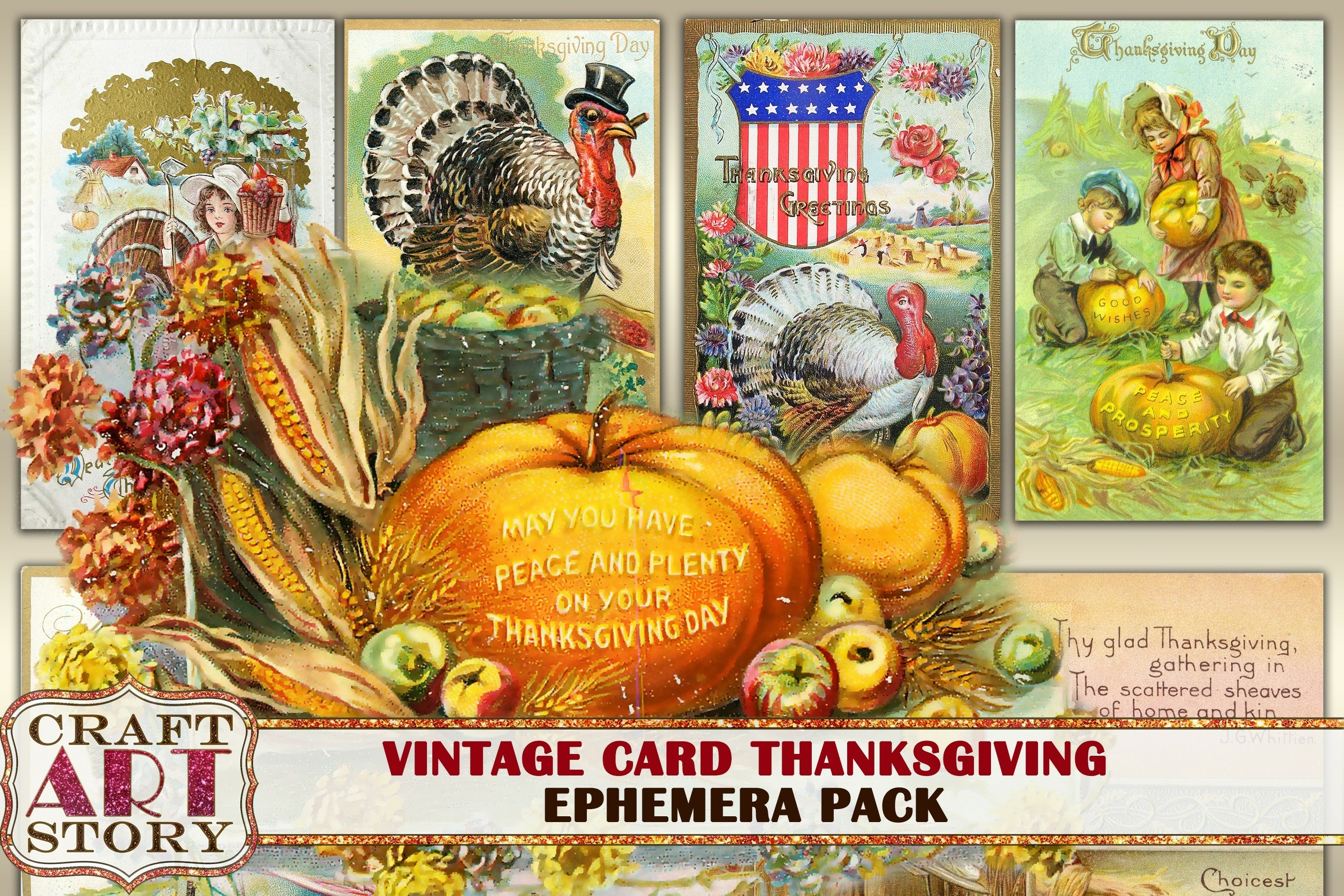 Vintage Thanksgiving Postcards