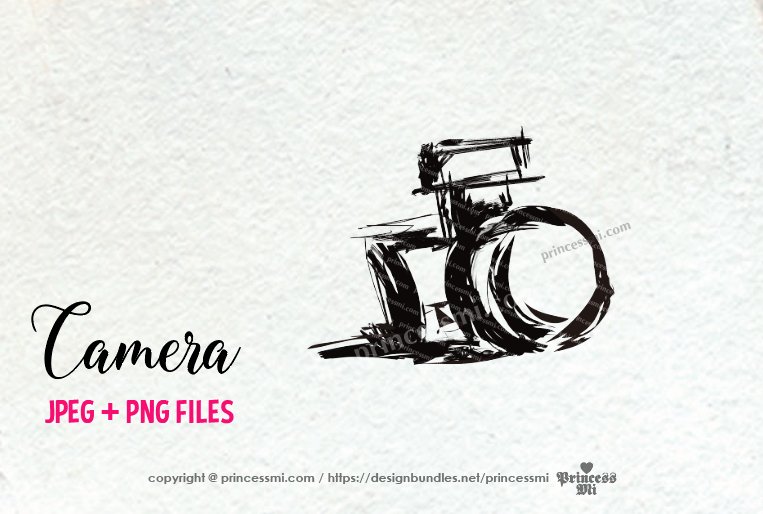 whimsical camera illustration (2076662) | Illustrations | Design Bundles
