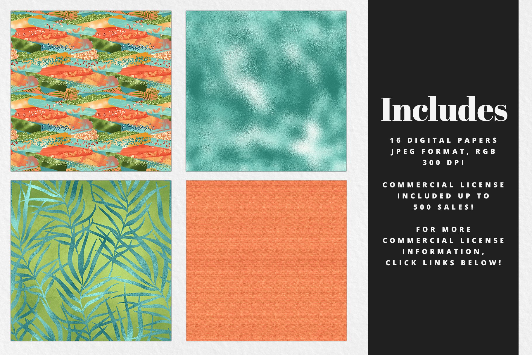 Summer Digital Paper Pack