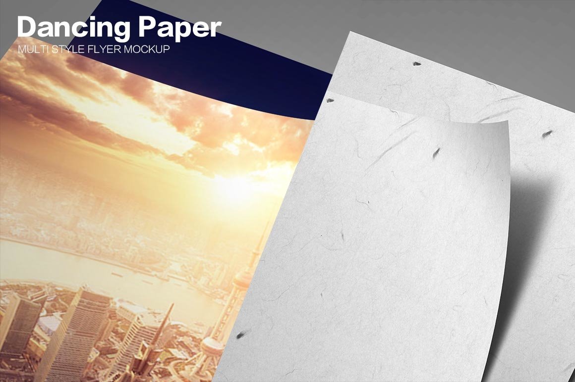 Dancing Paper (50260) | Mock Ups | Design Bundles