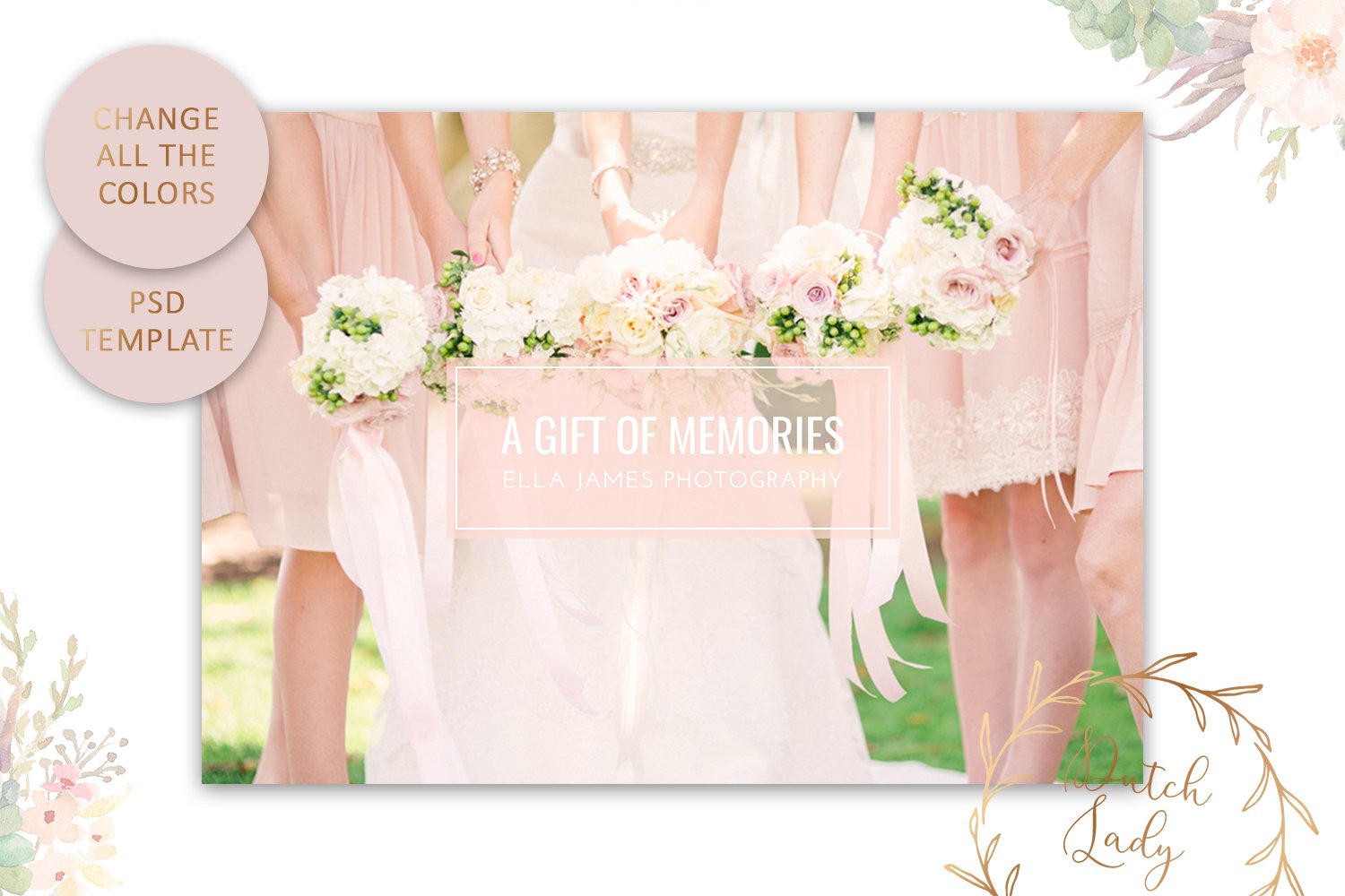 Photo Gift Card Template for Adobe Photoshop - #31 (67120) | Card and ...