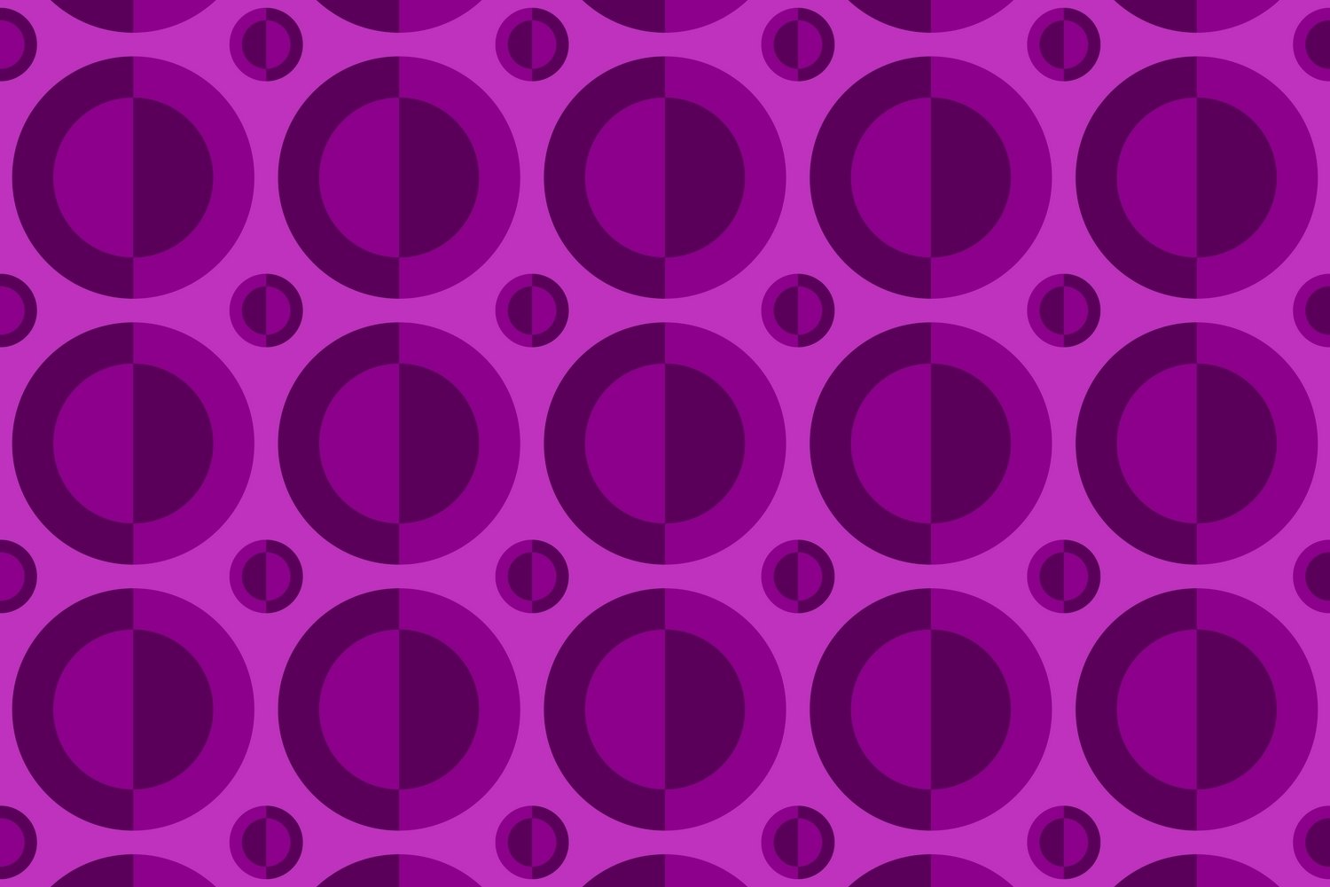 16 Seamless ThreeTone Circle Patterns (317011) | Patterns | Design Bundles