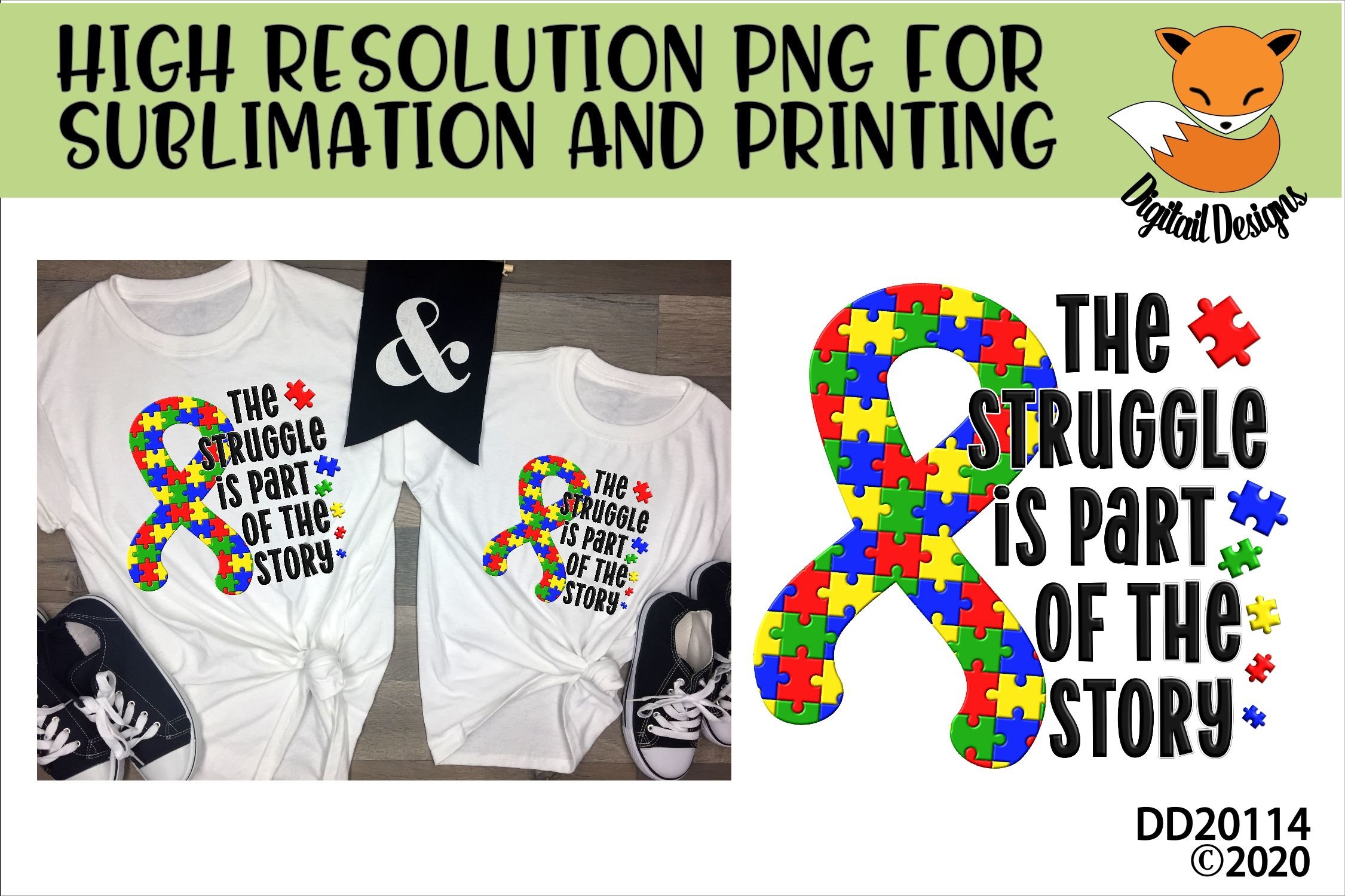 Autism Awareness PNG for Sublimation (531993) | Sublimation | Design ...