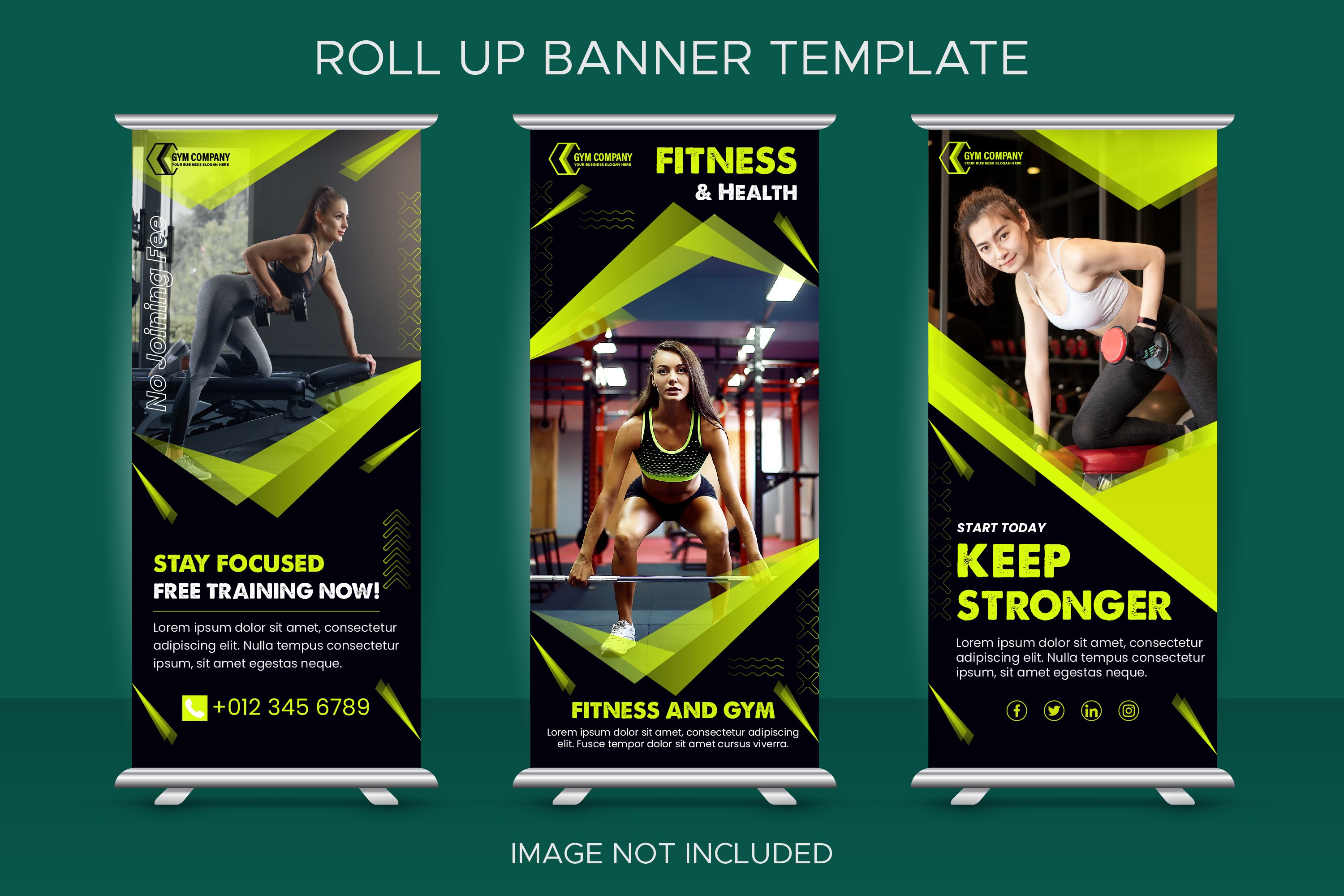 Fitness Vertical Banner