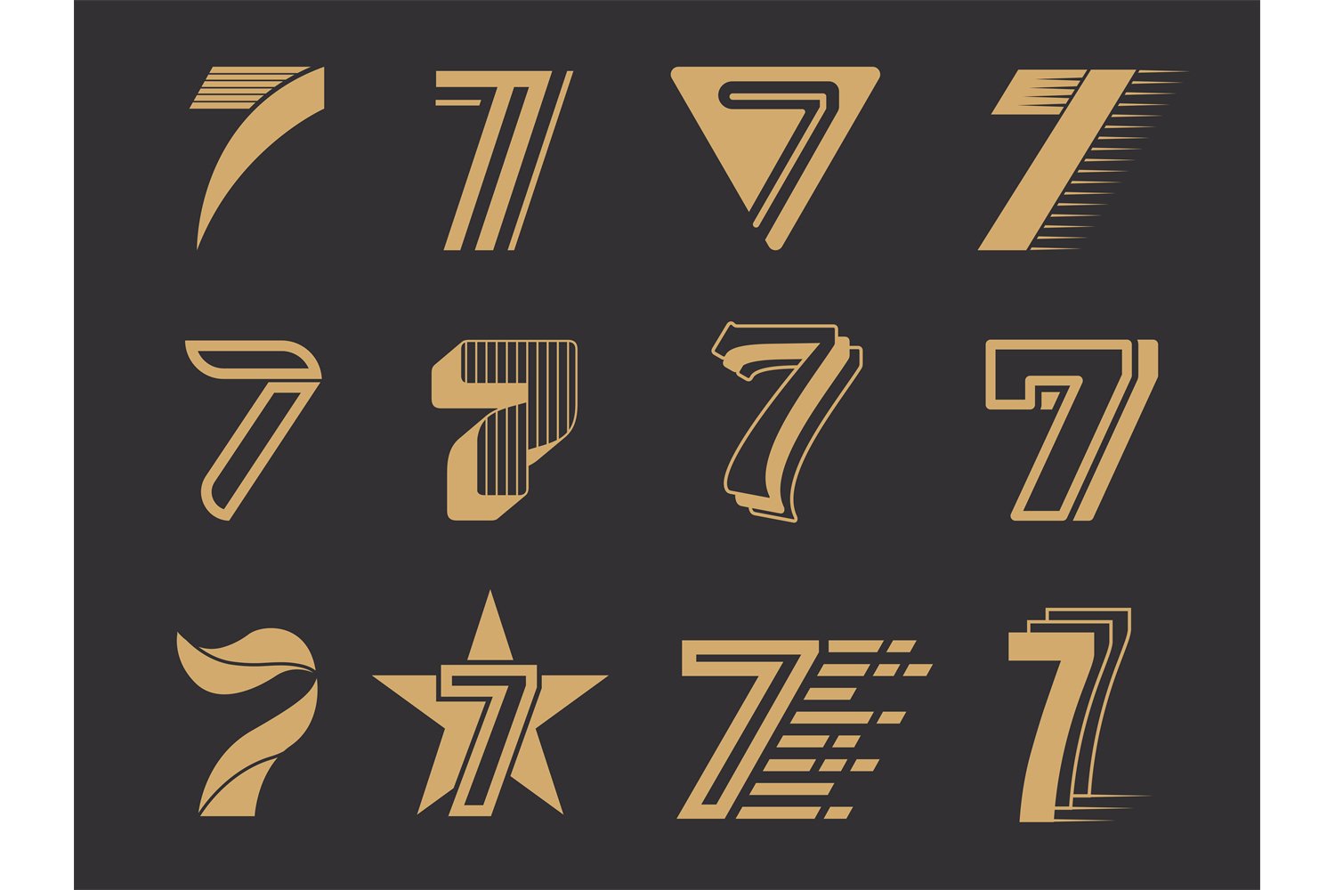 Number Seven Logo