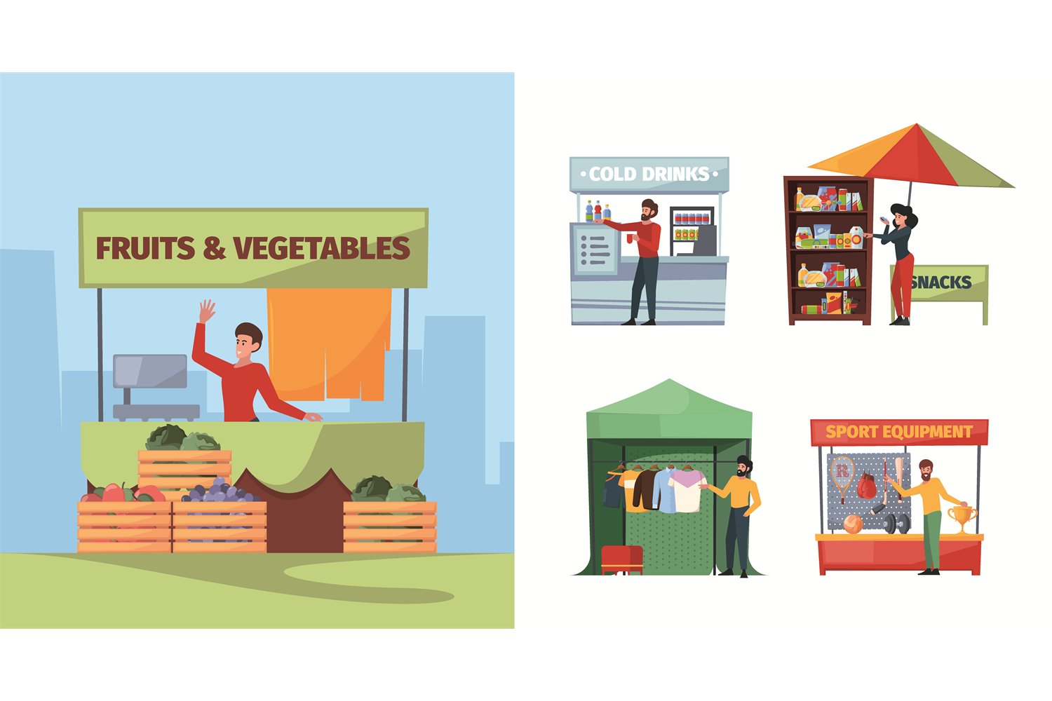 People Selling Things