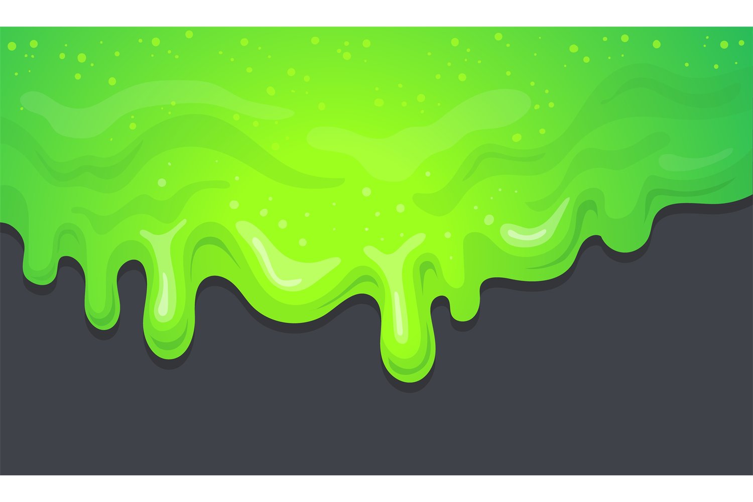 Green Slime Dripping Background