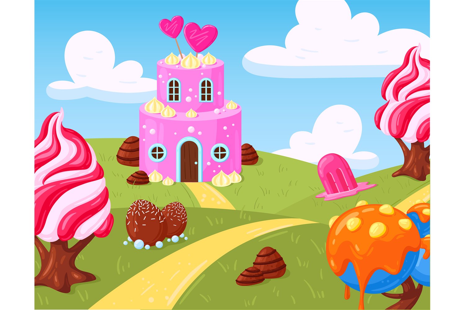 Candyland Castle Clipart