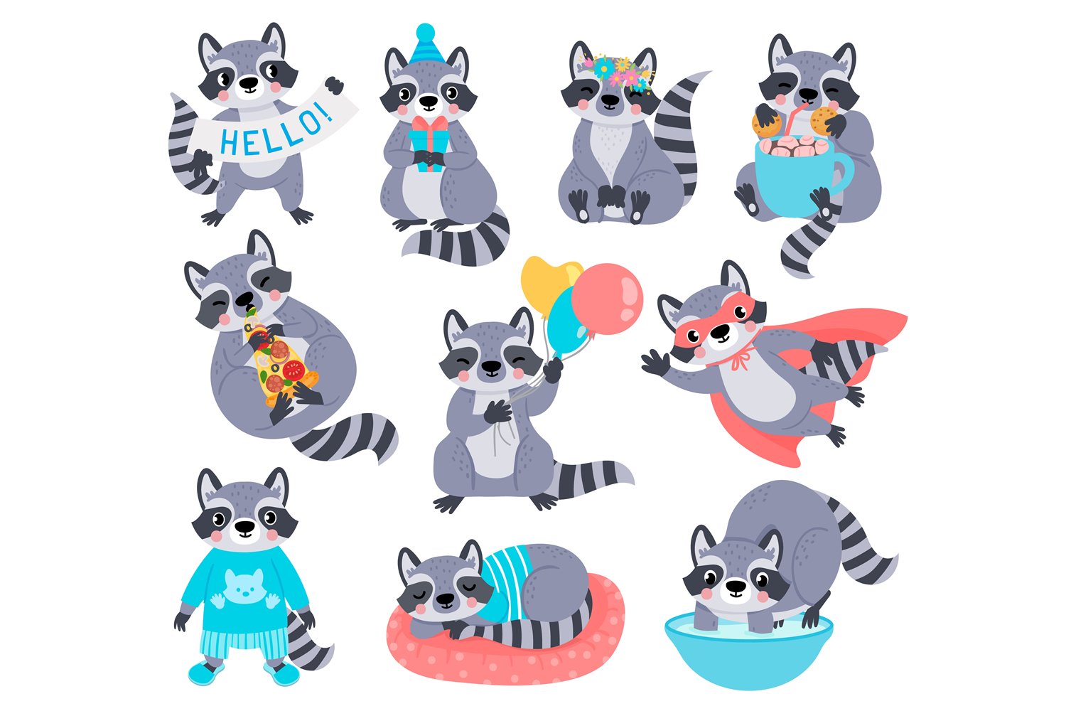 Raccoon Characters