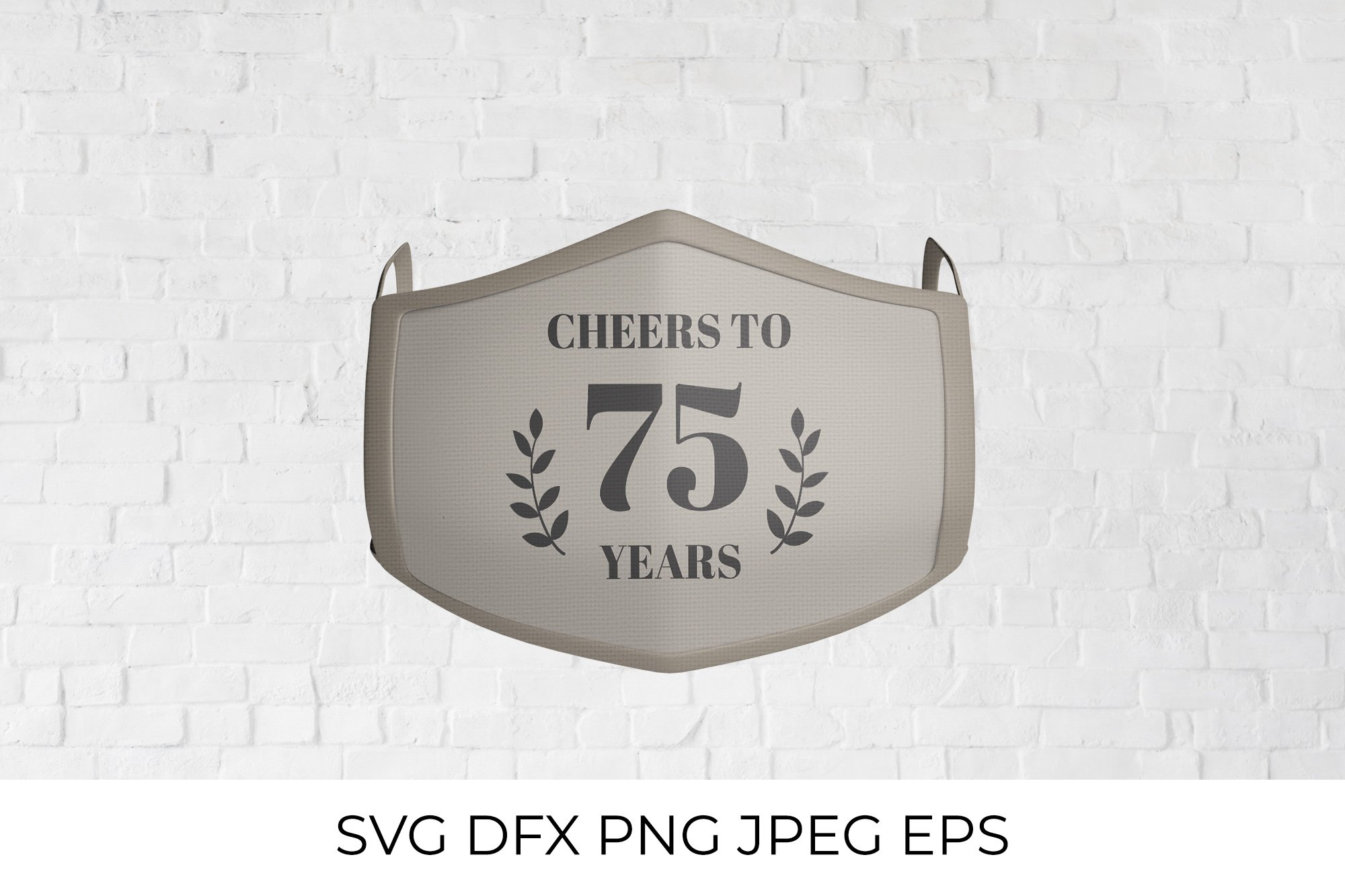 Cheers to 75 Years SVG cut file. 75th Birthday, Anniversary (883467 ...
