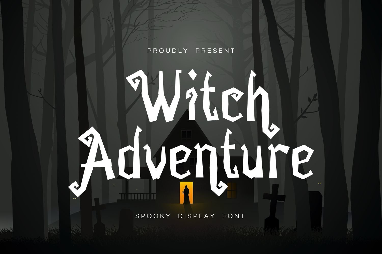 Witch Adventure - Spooky Display Font