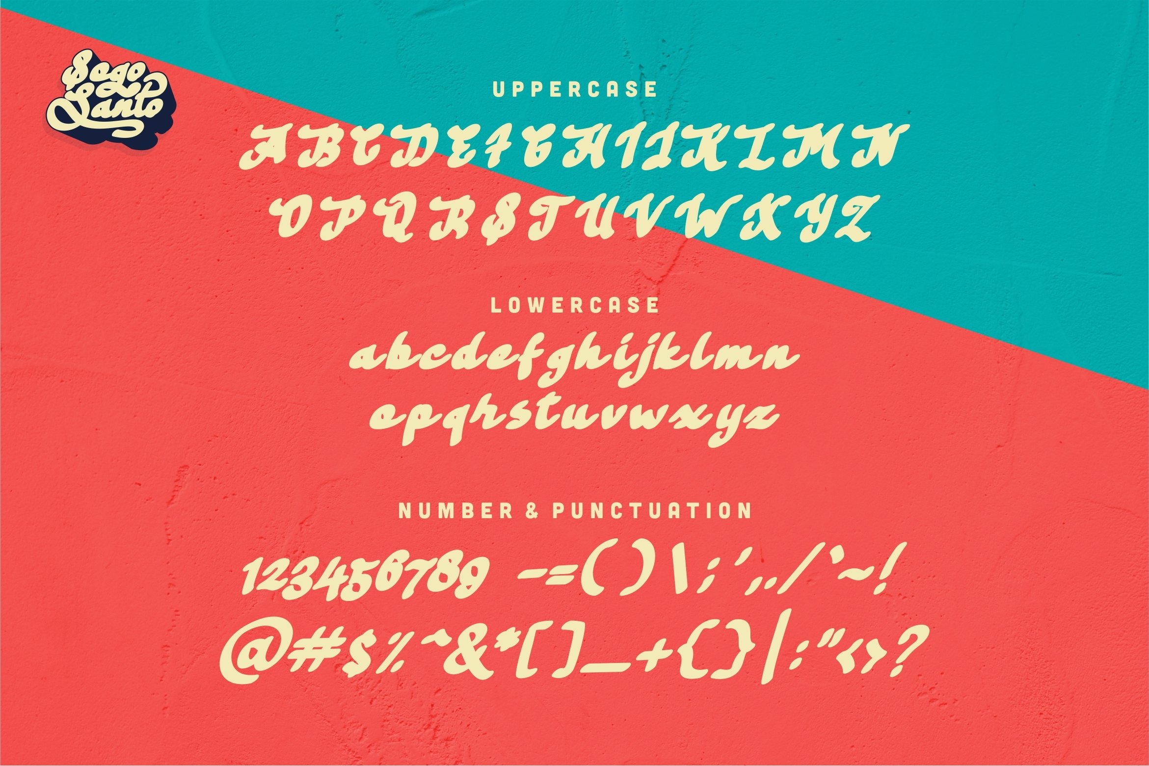 Sogo Santo - Bold & Smooth Retro Font