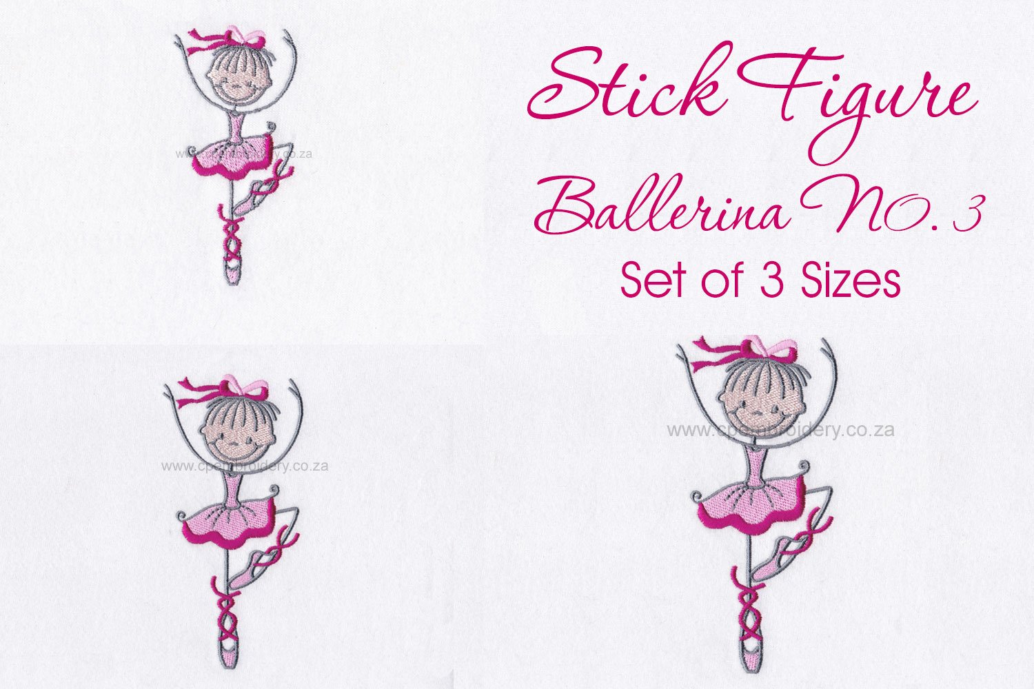 Stick Figure Ballerina No.3