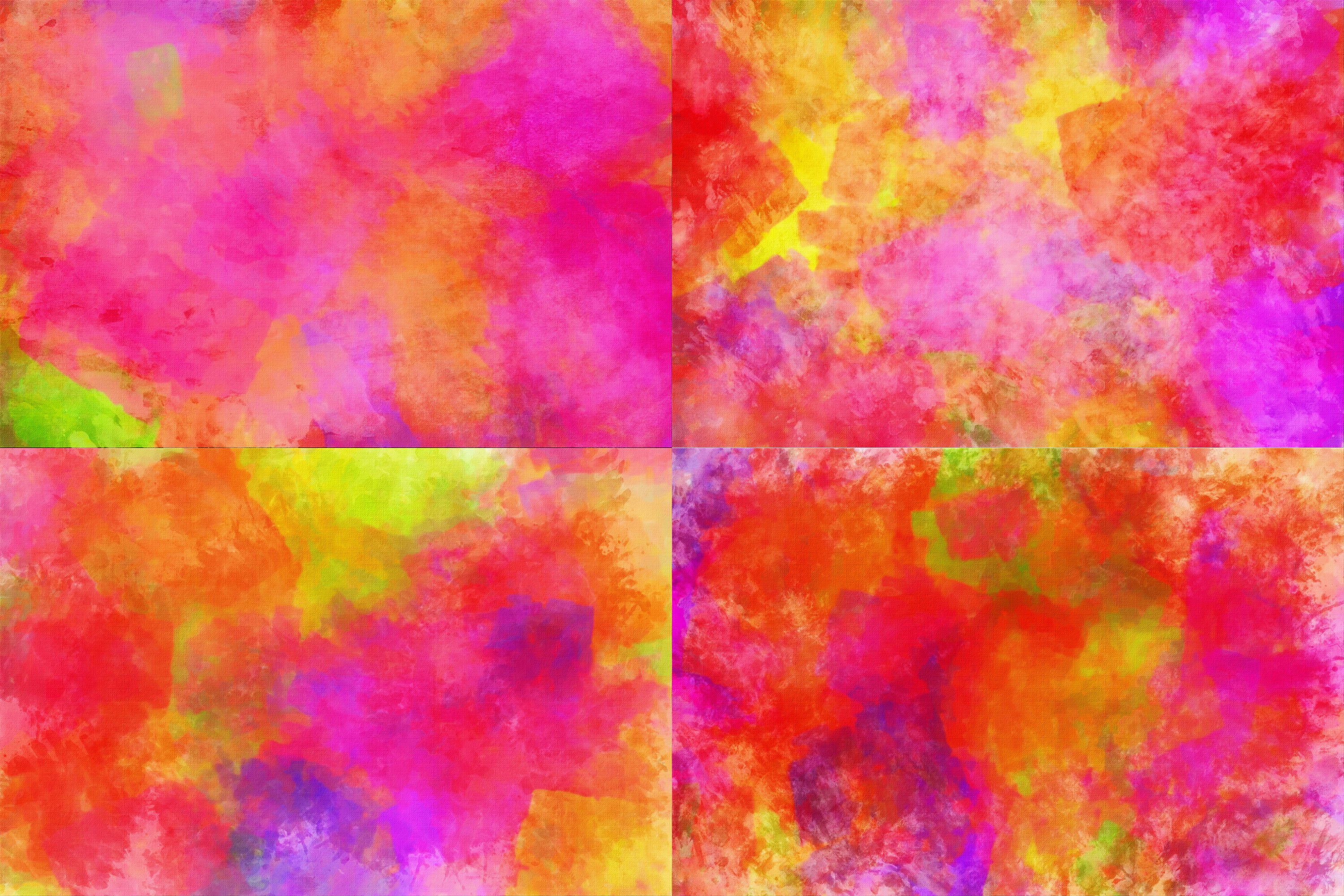 Colorful Watercolor Textures Pack