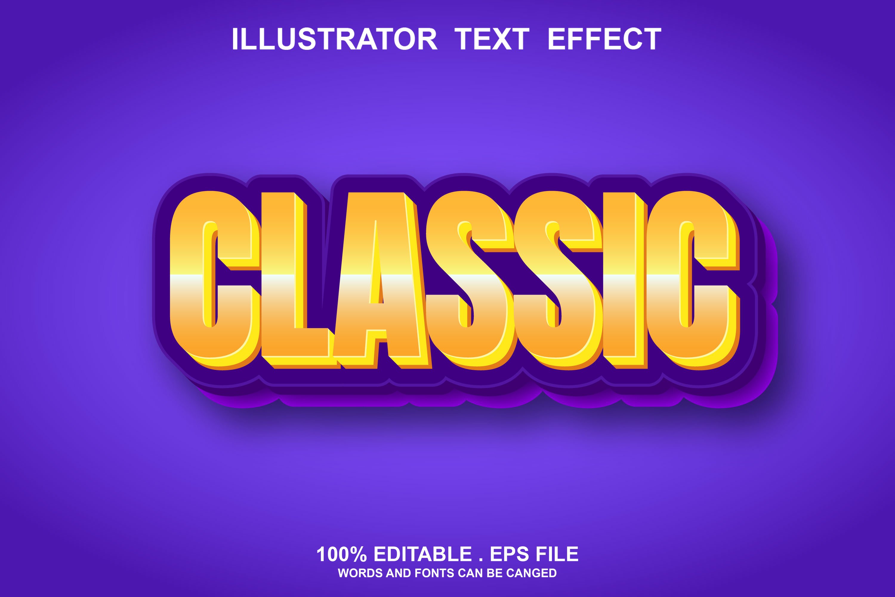 1 TEXT EFFECT EDITABLE (1417843) | Illustrator Plugins | Design Bundles