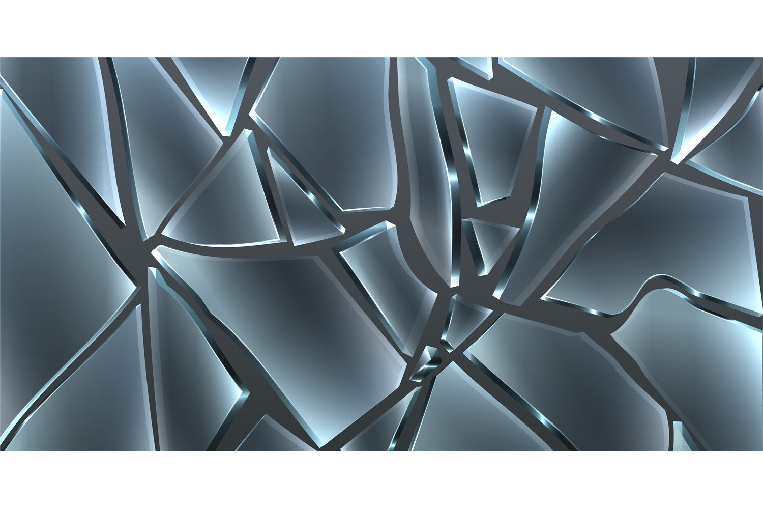 Shattered Glass Texture Transparent