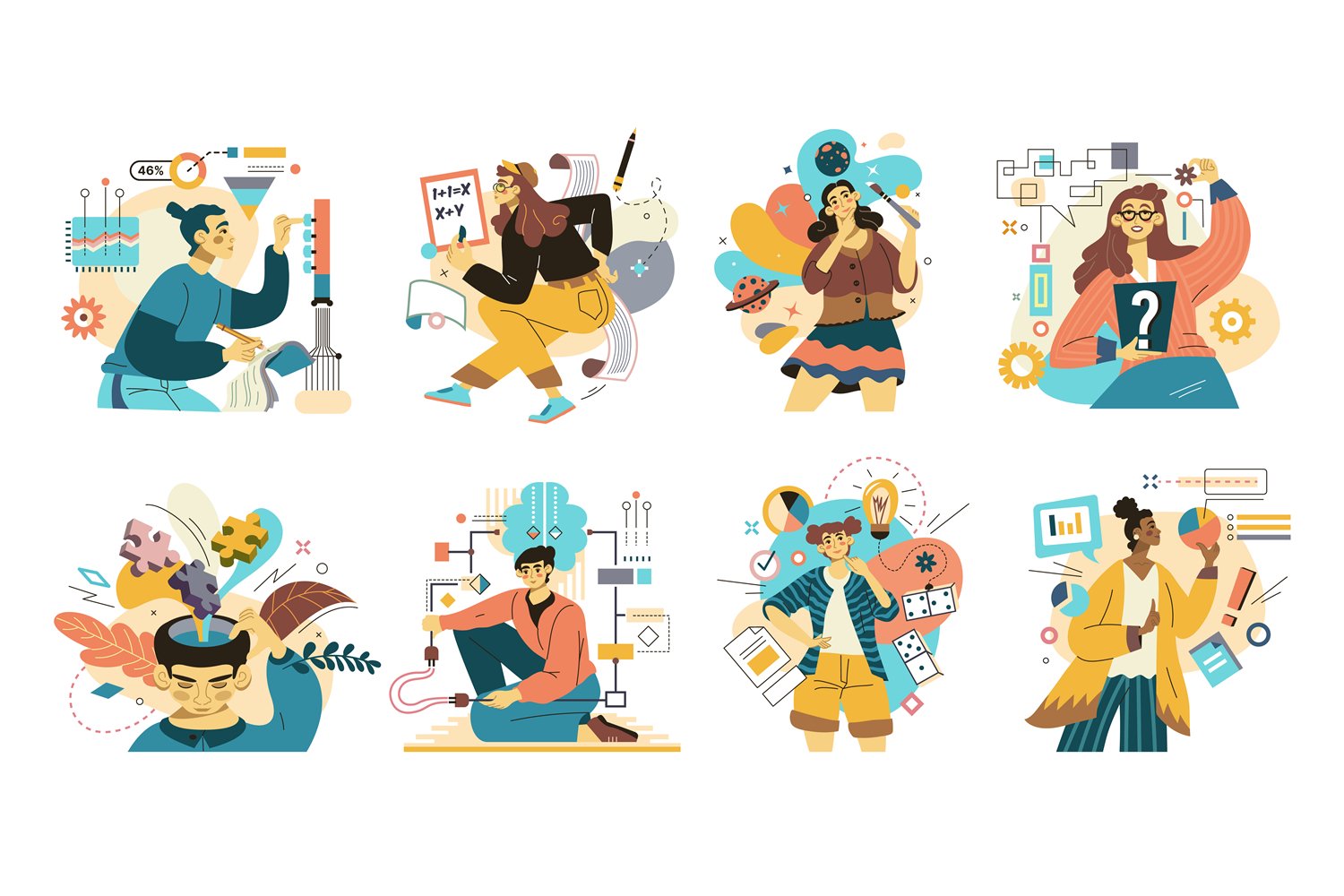 Personality hobby. Talent and mindset types. MBTI characters (2226500 ...