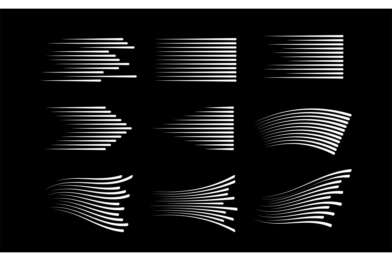 Motion Lines Vector