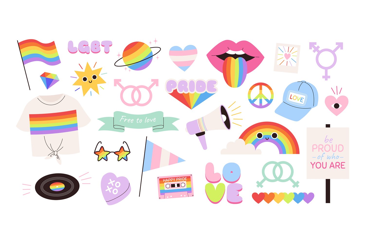 Transgender Pride Symbols