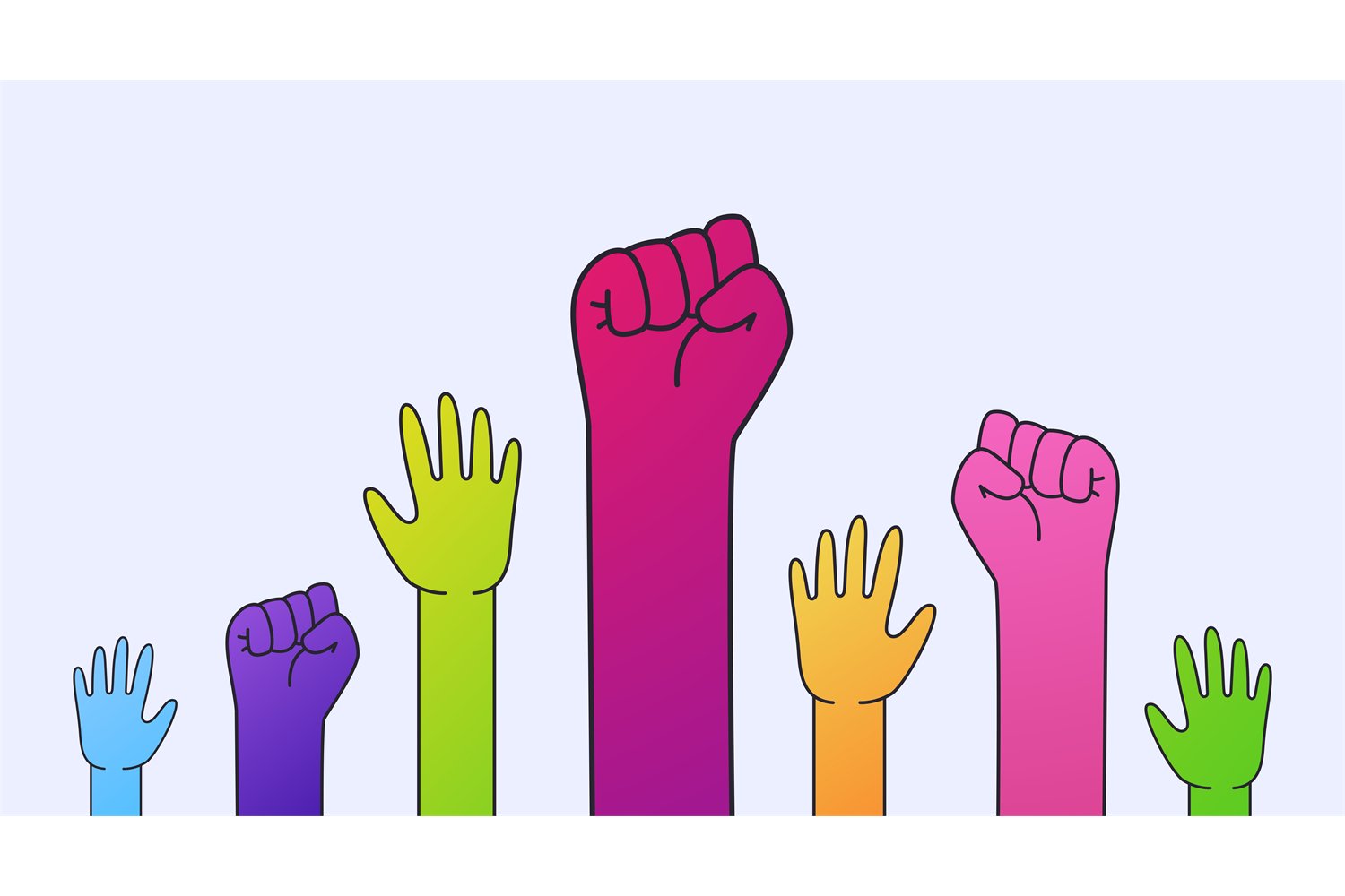 Pinky Raised Clip Art