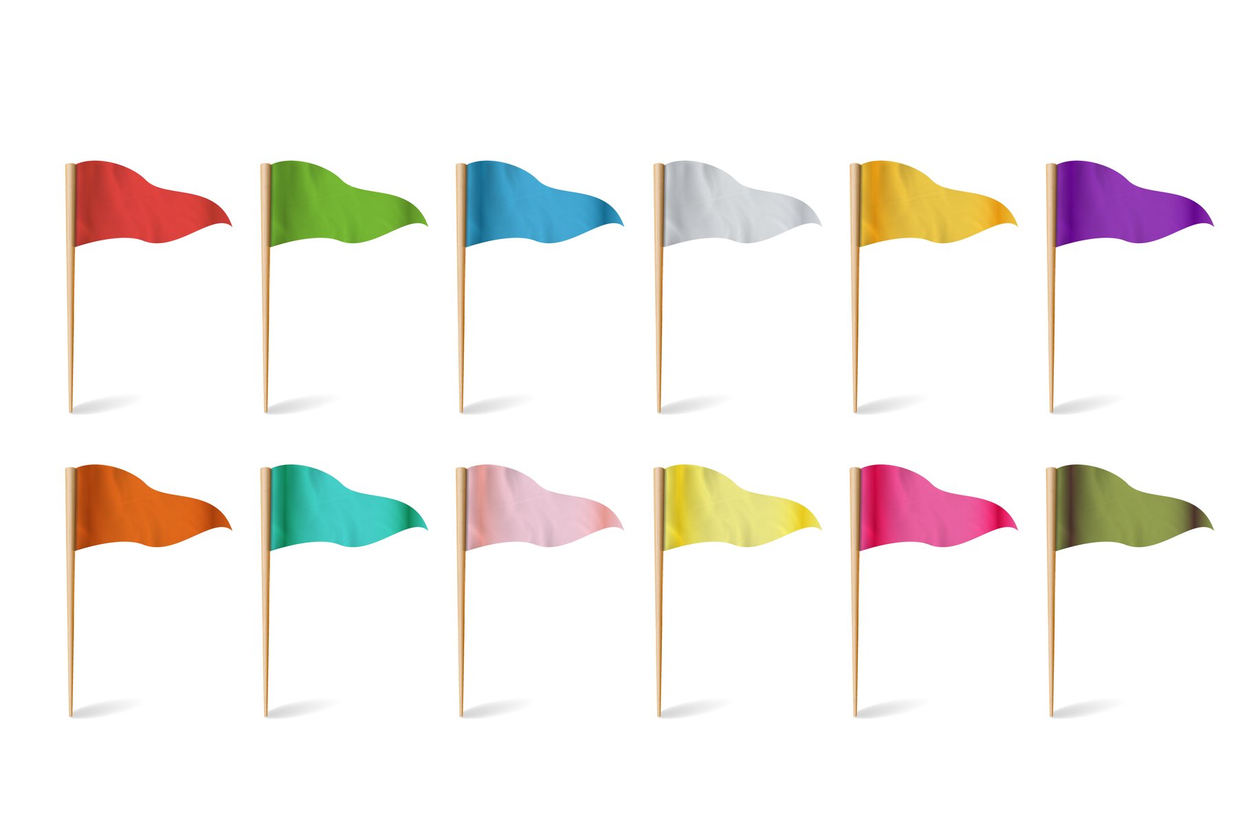 Location Flags Vector. Concept Of Explore Illustration. (672950 ...