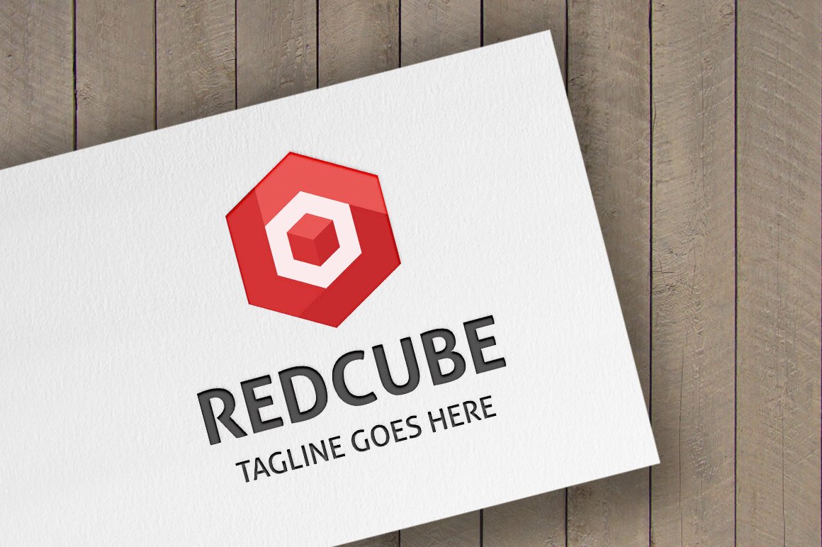 Red Cube Logo (656073) | Logos | Design Bundles
