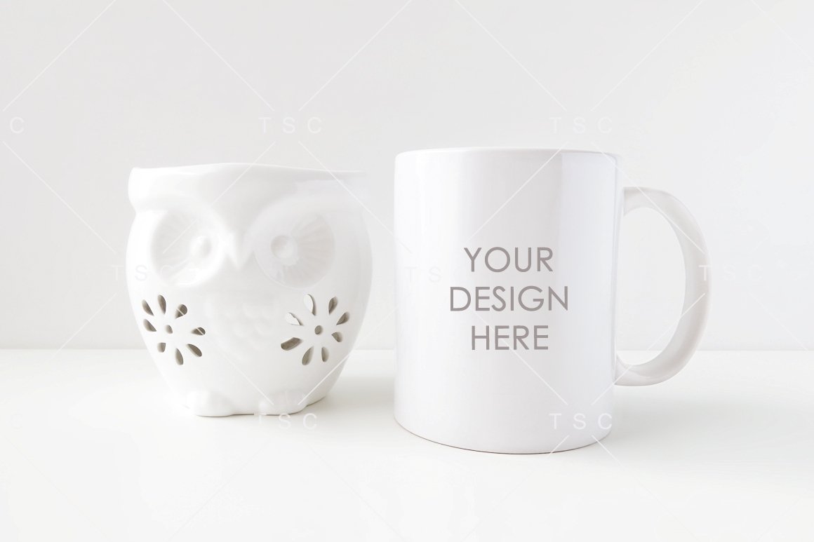 White Mug Mockup (229525) | Craft Mockups | Design Bundles