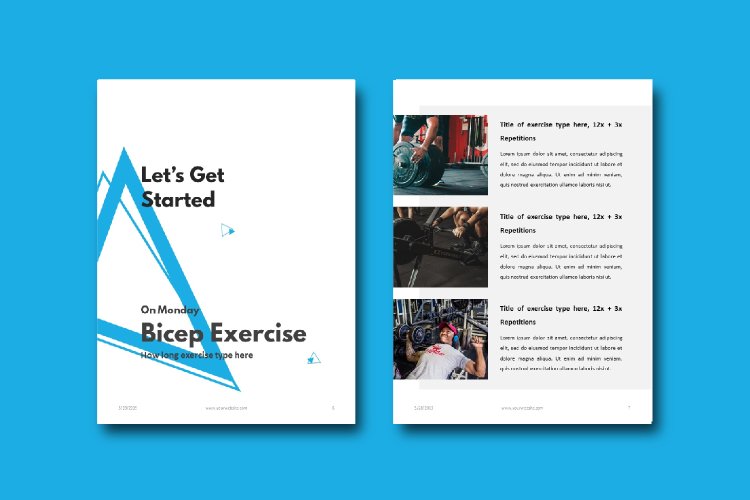 Fitness eBook Template Easy Editable Using Keynote (392296 ...