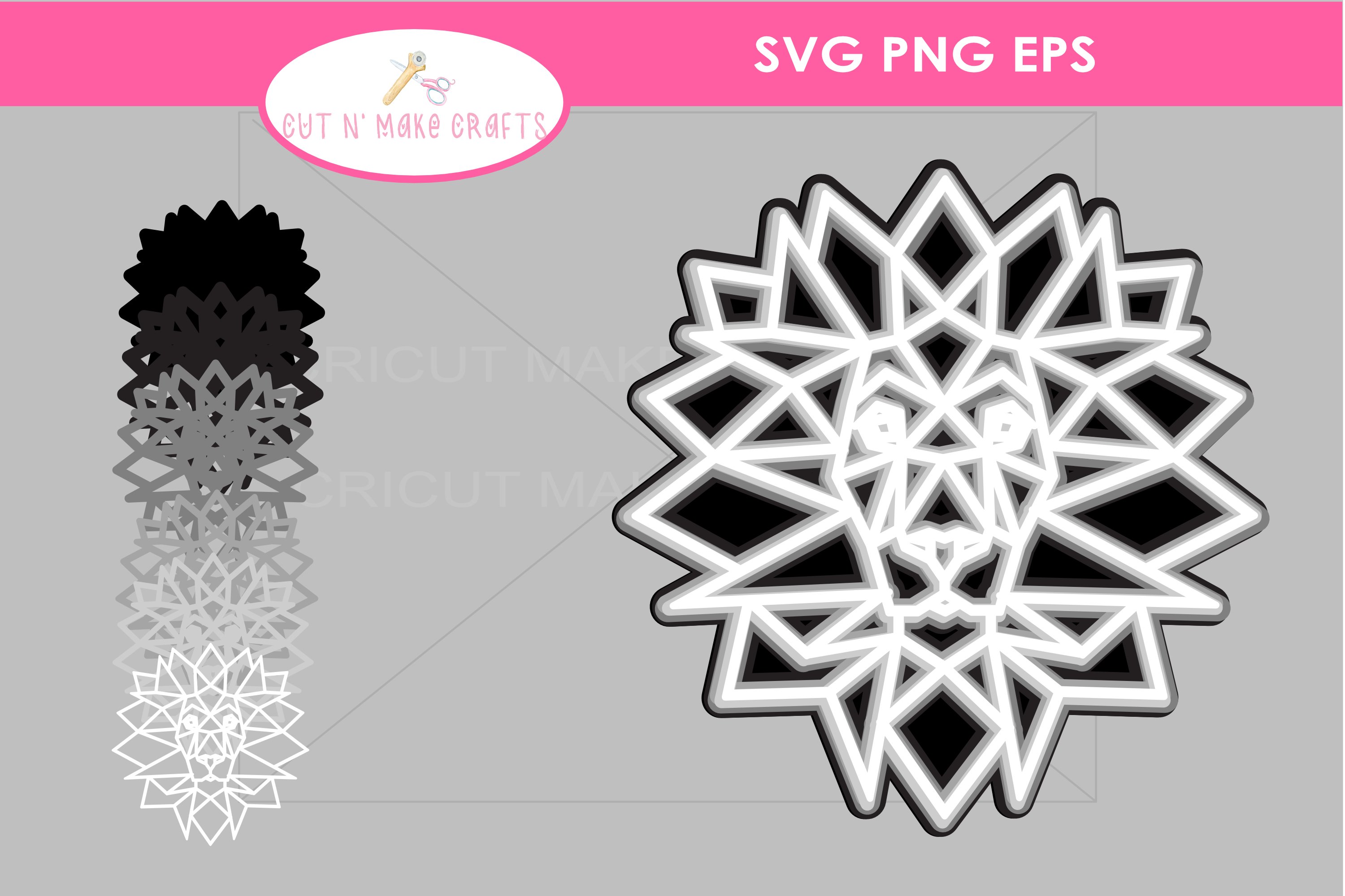 16 Animals 3D Multilayered Animals SVG Cut File Bundle (1060274 ...