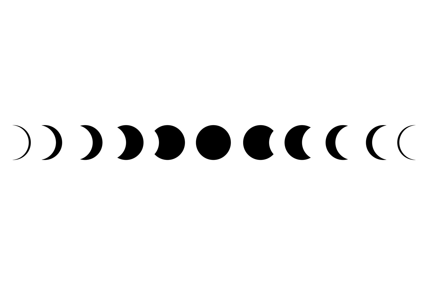 Simple Moon Outline
