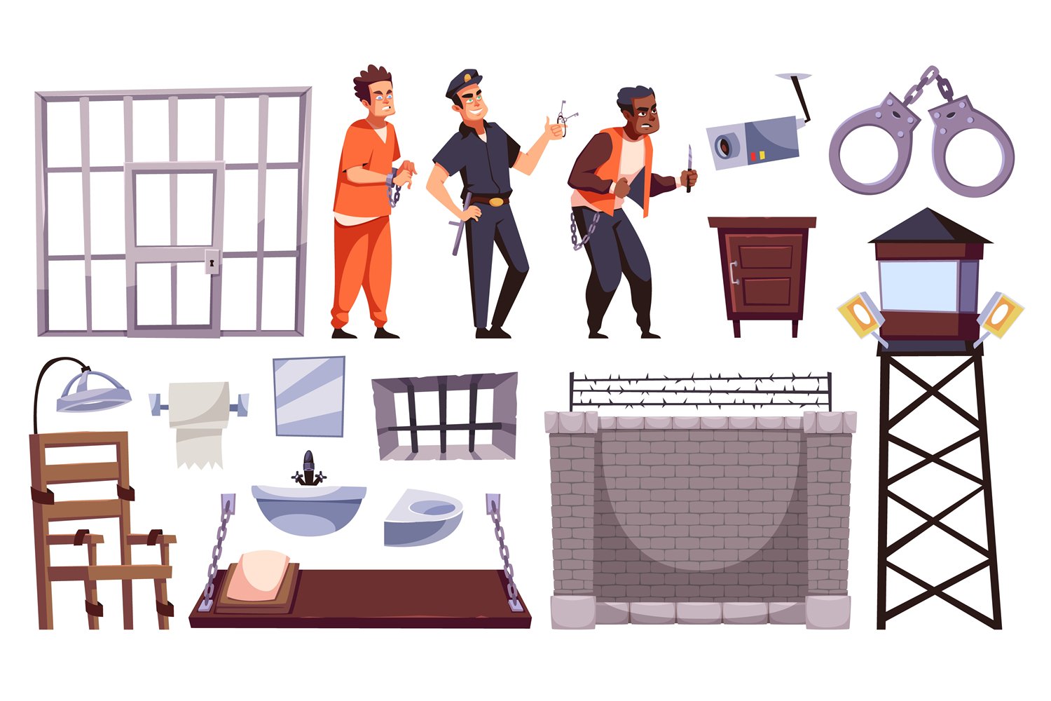 Jail Cartoon Clip Art