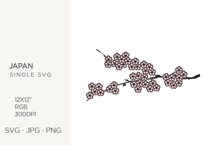 Sakura, Japanese cherry tree blossoms, svg logo icon (2280533 ...