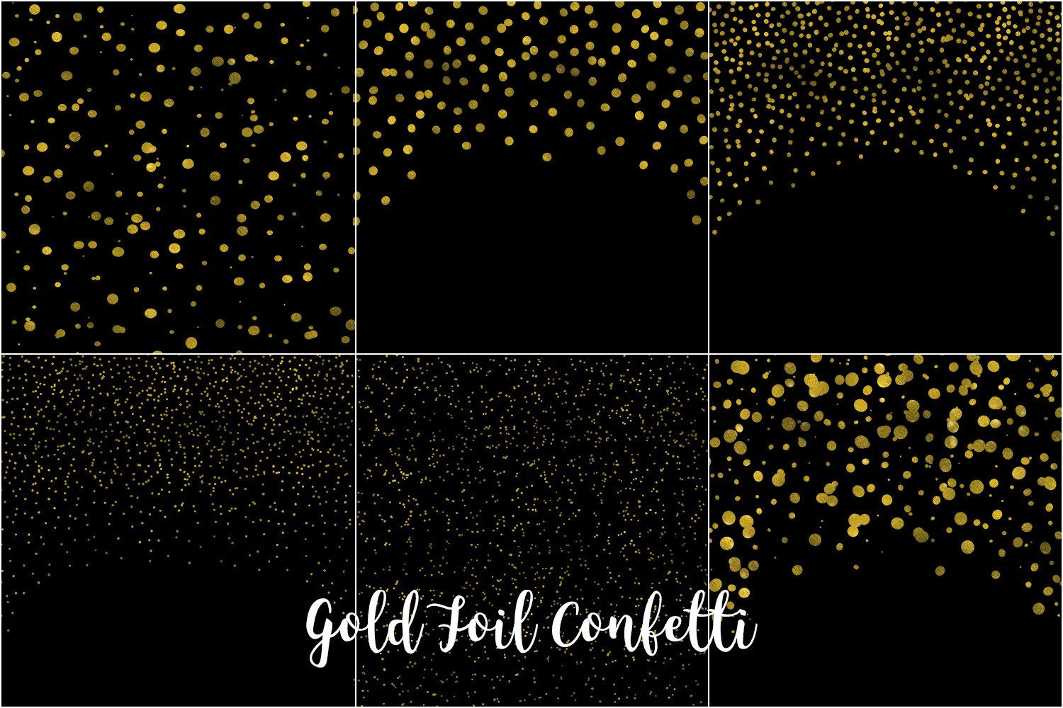Gold Foil Confetti, Transparent PNG (210596) | Decorations | Design Bundles