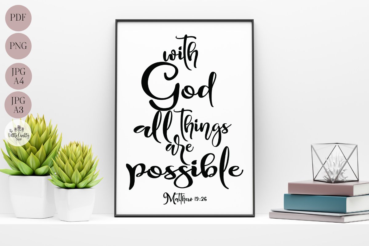 Book of Matthew Printable, Wall art, PDF Printables (515374) | Physical ...