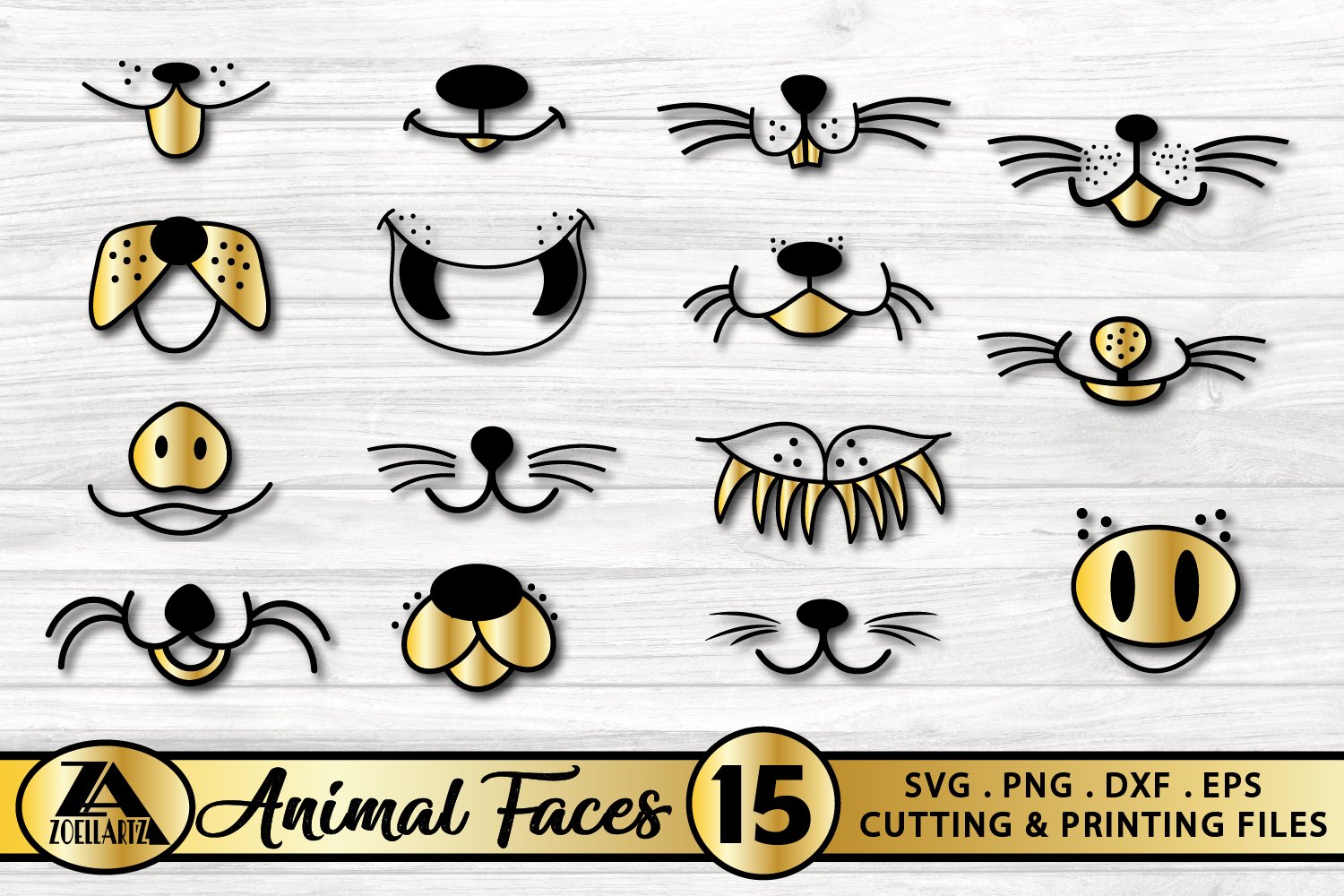 Mask SVG PNG EPS DXF Animal Faces SVG Face Mask SVG Cut File (994991 ...
