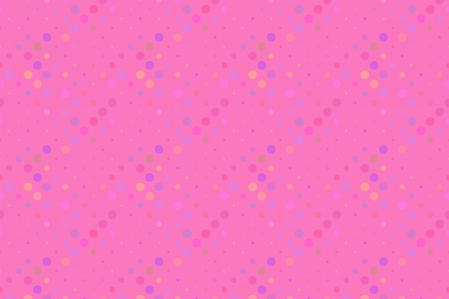 24 Seamless Pink Dot Patterns (317136) | Patterns | Design Bundles