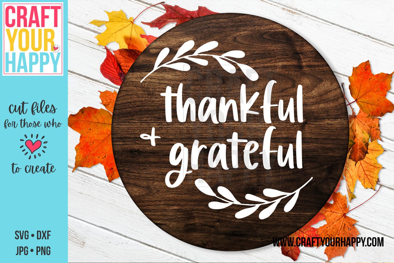 Thankful & Grateful - Thanksgiving SVG/Sublimation PNG (840309) | SVGs ...