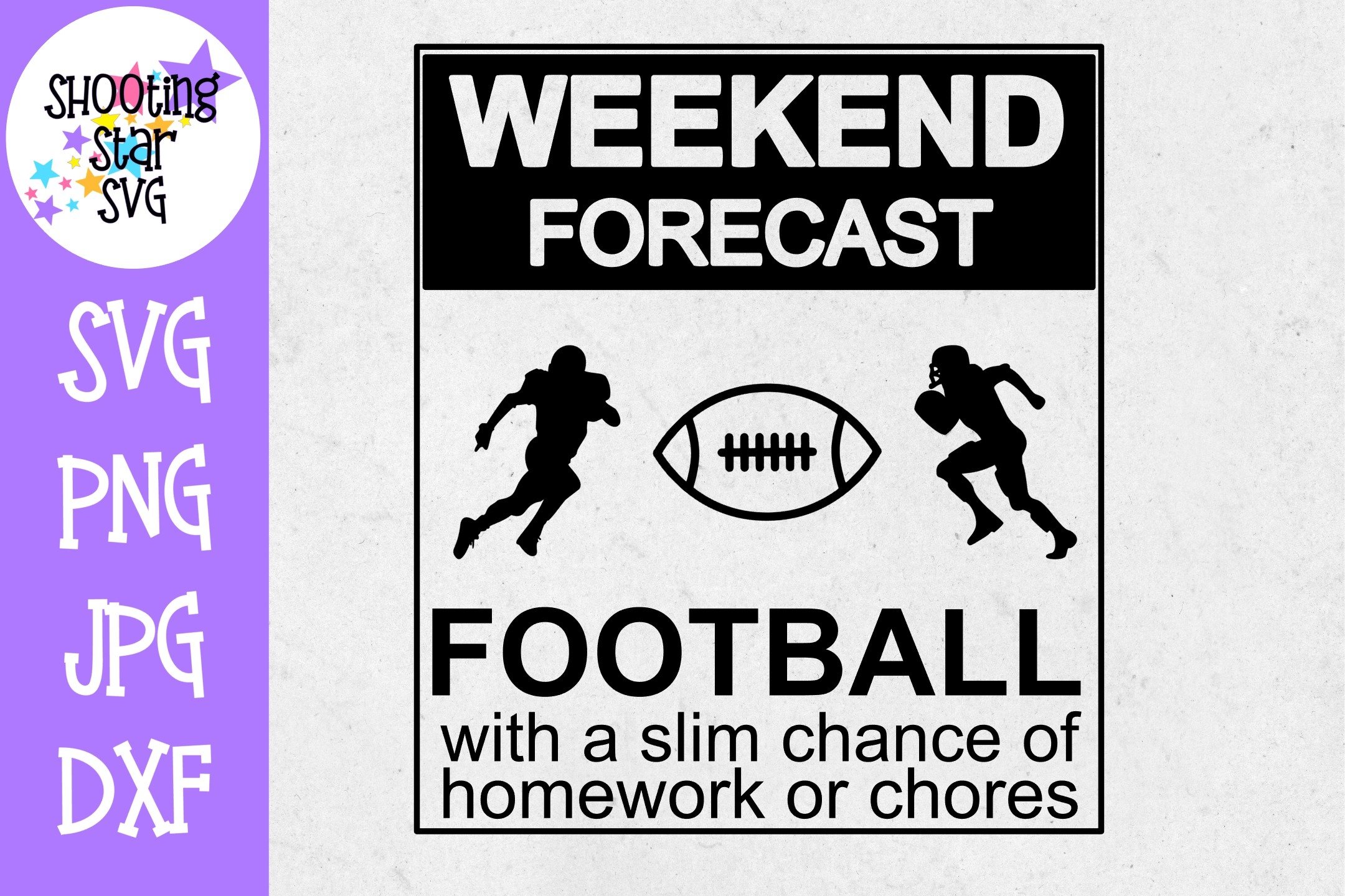 Weekend Forecast Football - Football SVG - Sports SVG (263366) | SVGs ...