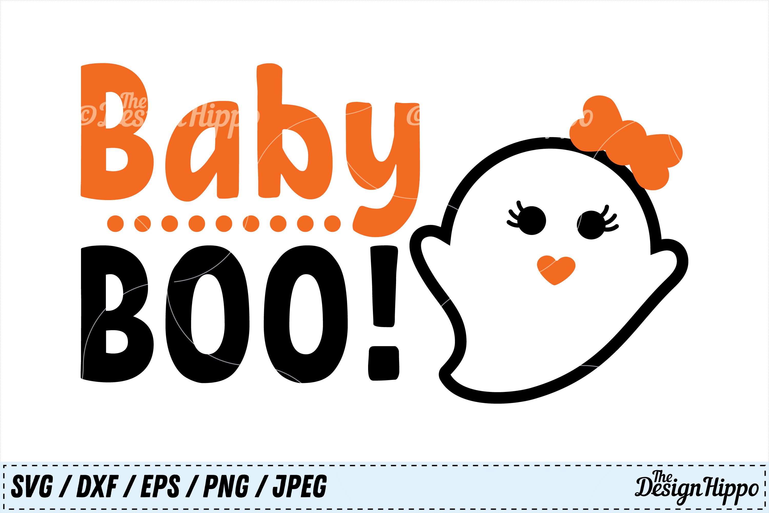 Baby Boo SVG, Boo SVG, Halloween SVG, Cute Ghouls, Ghost SVG