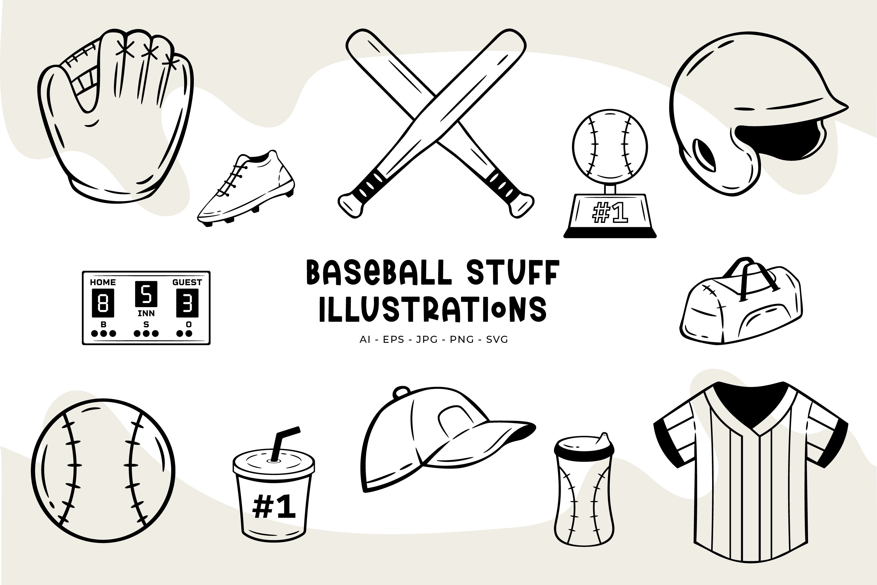 Baseball Illustrations