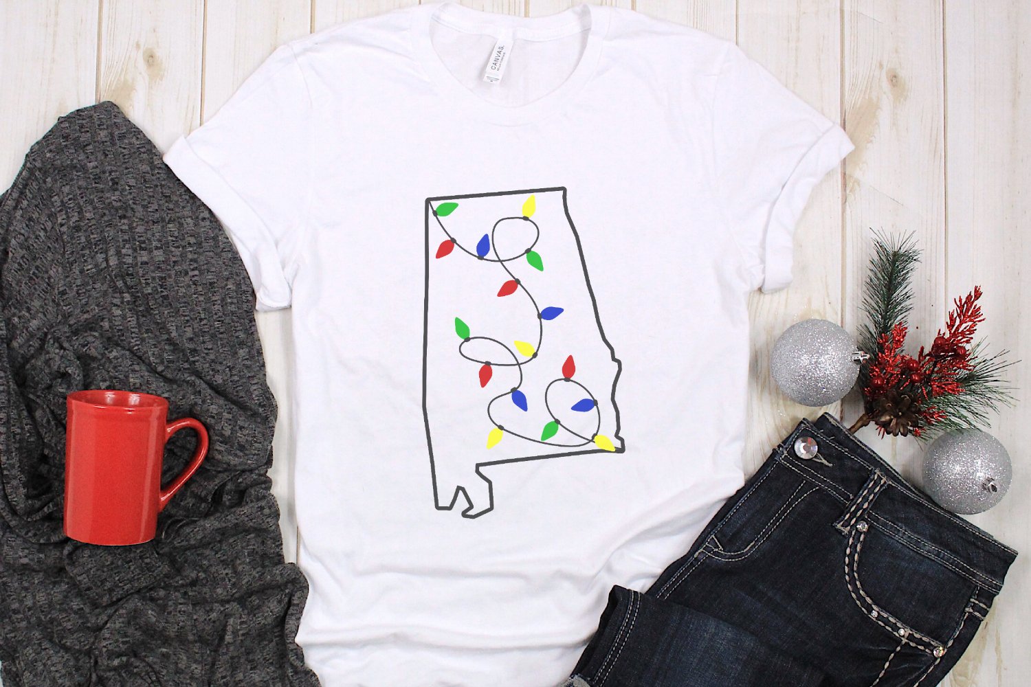 Alabama Christmas - State - Alabama Holiday Bundle SVG (332425) | Cut ...