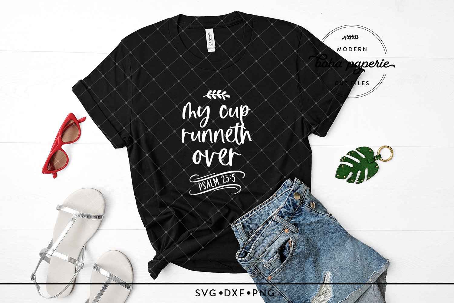 My Cup Runneth Over SVG, Psalm 23 5 svg (1095671) | Cut Files | Design ...