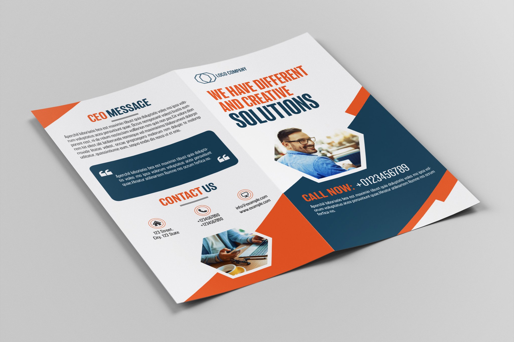 Bifold DL Brochure Template 537249 Brochures Design Bundles