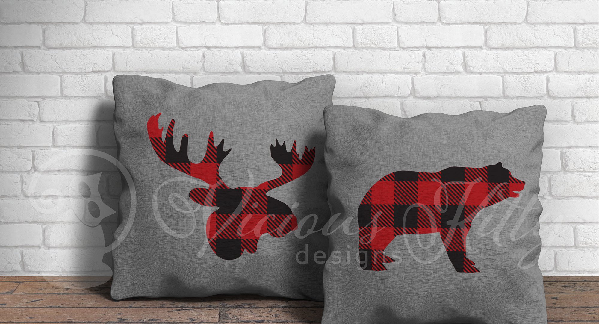 Canada day buffalo plaid bundle, moose, beaver, bear plus (571496 ...