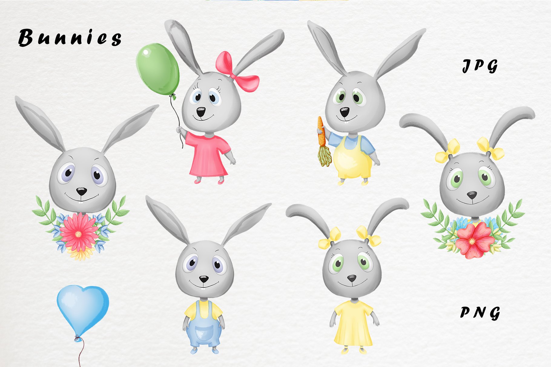 Cute Bunnies and patterns