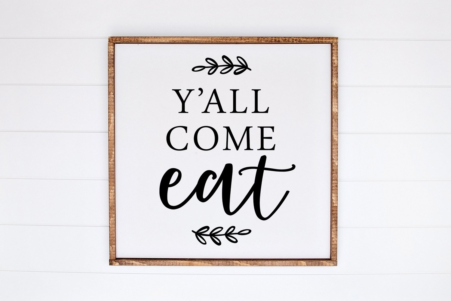 Y'all Come Eat, Kitchen Sign SVG (537399) | Cut Files | Design Bundles