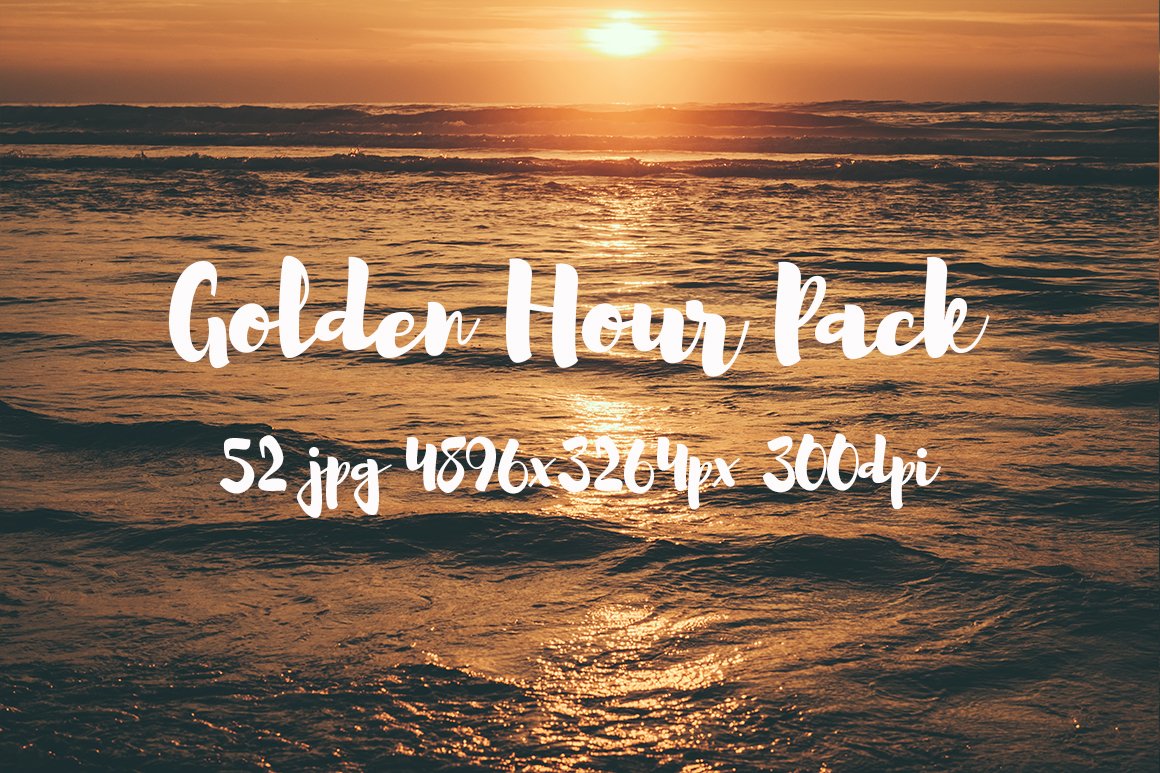 Golden hour Pack (20039) | Nature | Design Bundles